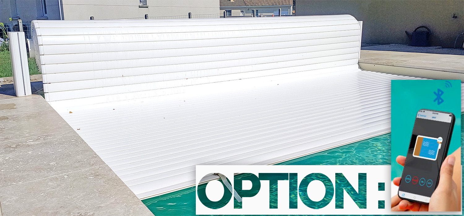 Volet roulant hors sol piscine