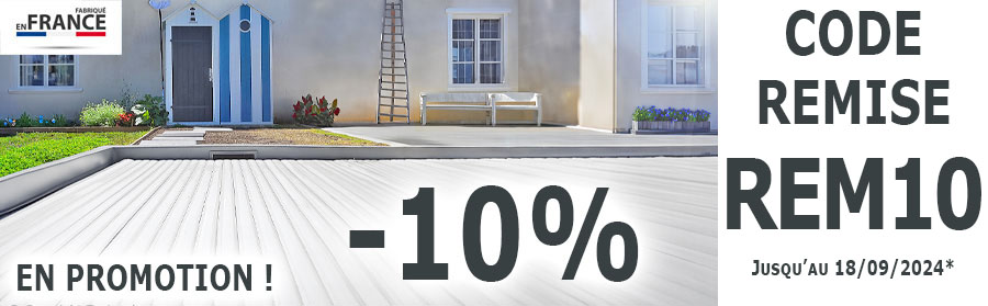 Volet roulant hors sol piscine